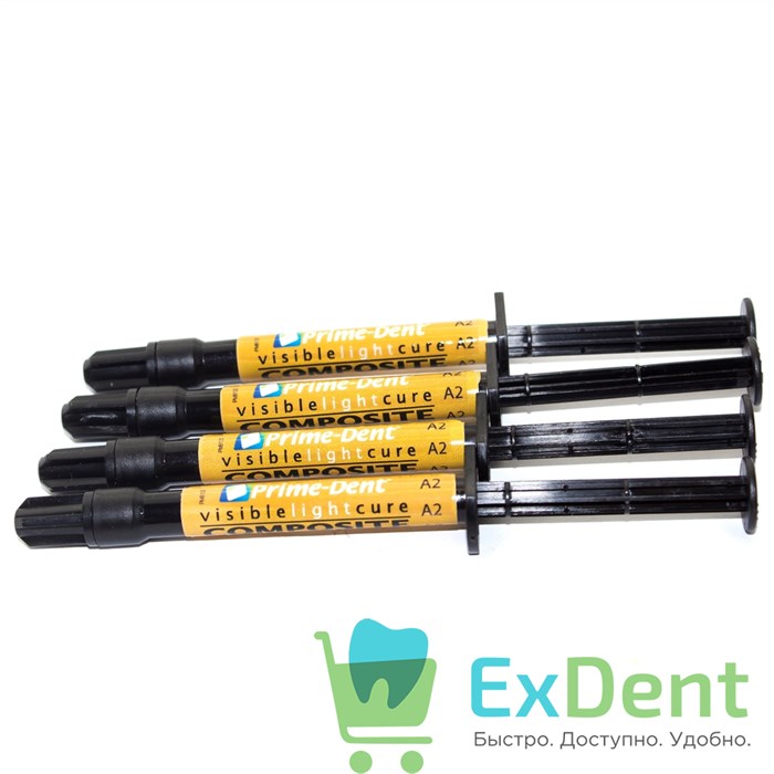 PrimeDent (ПраймДент) Flow А2 - композит (4 х 2 г) - купить по цене ...