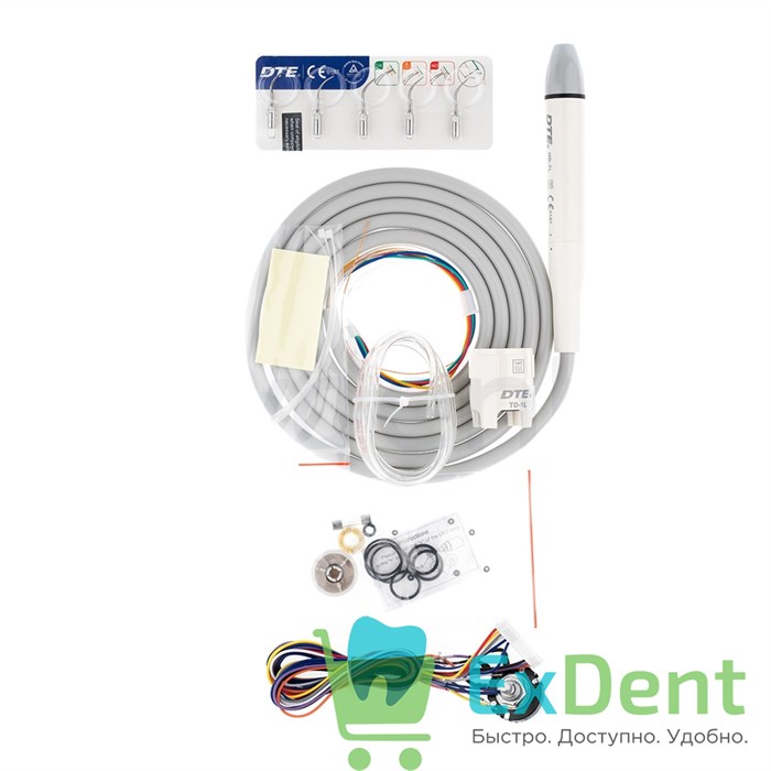 Скалер ультразвуковой DTE-V2 LED, 5 насадок в комплекте (GD1x2, GD2 ...